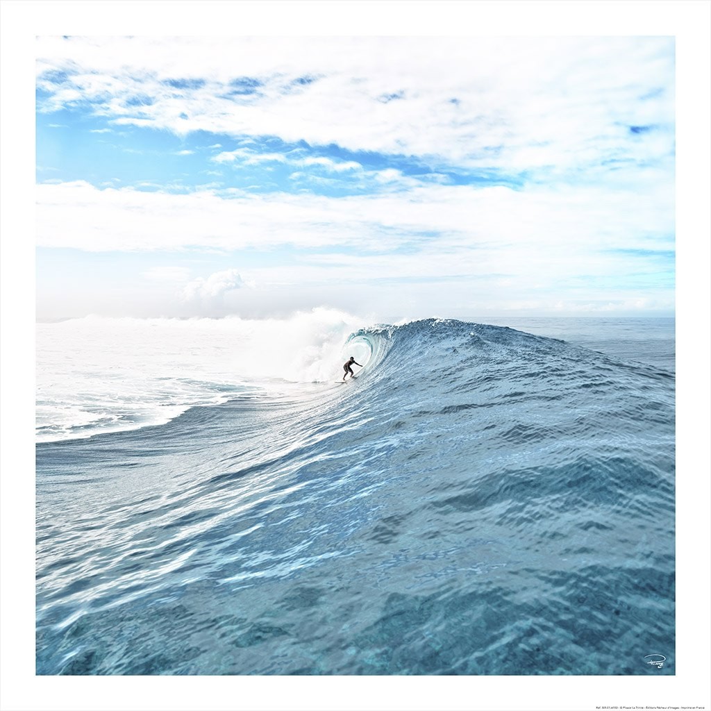 Poster "Surf à Teahupoo, Tahiti" par Philip Plisson • Galerie Plisson ...