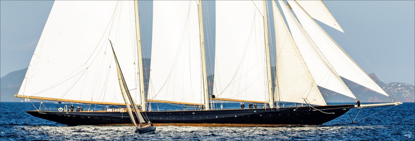 Canvas "The schooner Atlantic" by Philip Plisson • EI. Philip Plisson ...