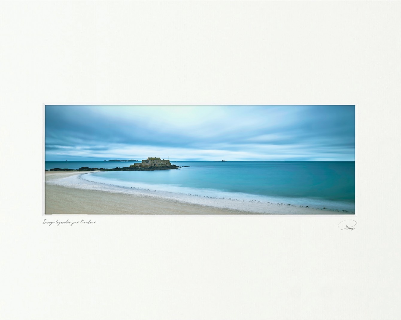 Signed edition "Saint-Malo, le Môle des Noires" by Philip Plisson ...