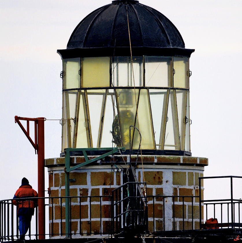 Photo on canvas - The lens of the Ar Men lighthouse - Philip Plisson ...